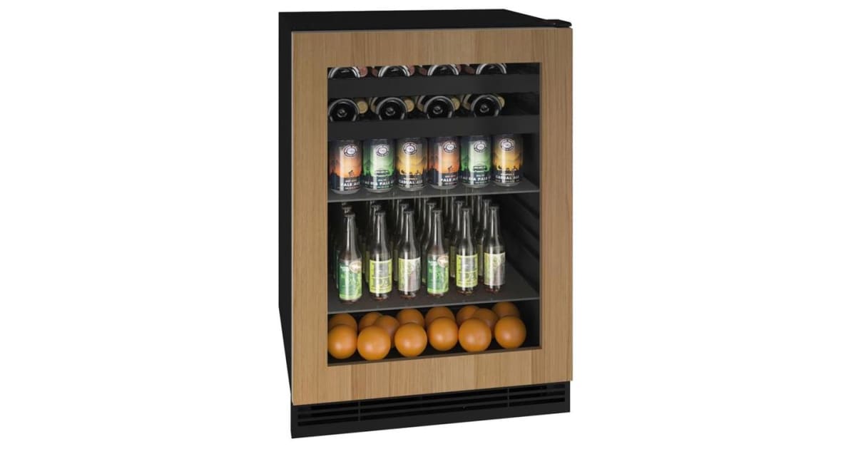 U-Line UHBV124-IG01A 1 Class 24 Inch Wide 16 Bottle Capacity and 105 ...