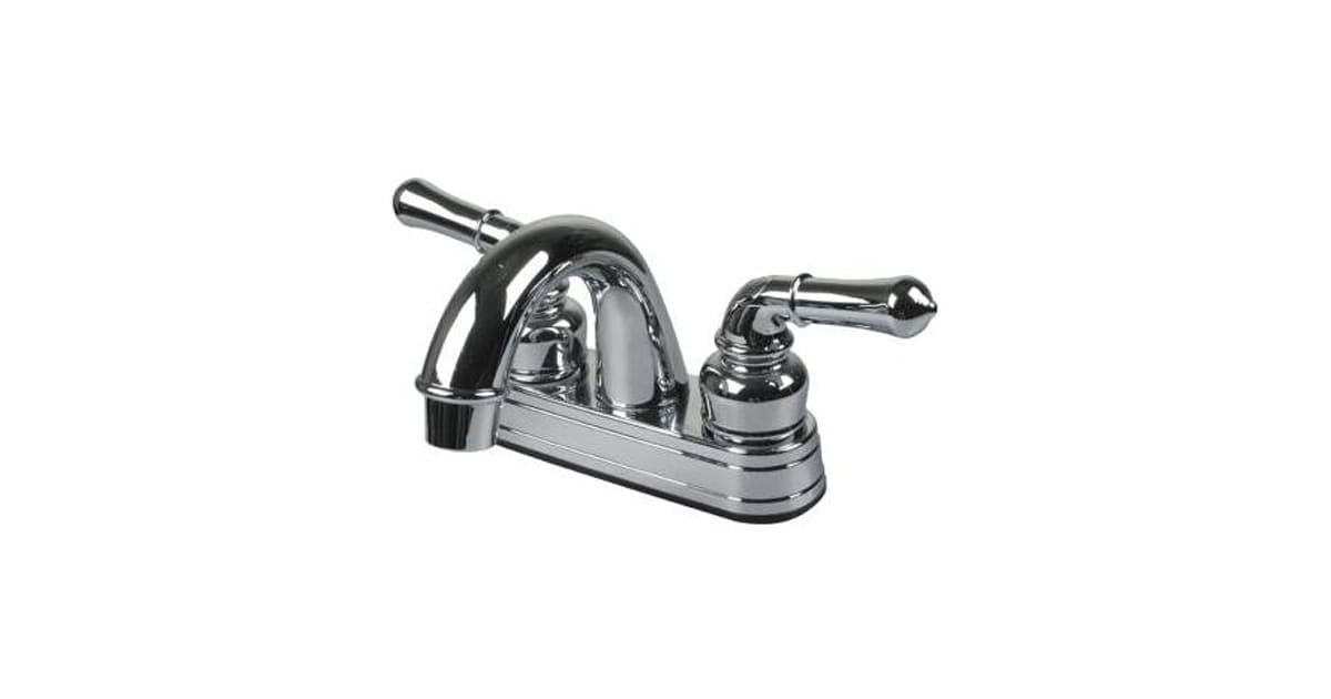 Ultra Faucets 1571-0148 Non-Metallic Centerset Lavatory Faucet ...