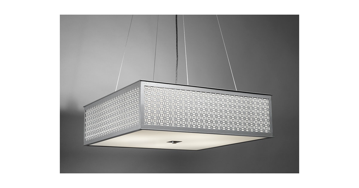 Ultralights 13226-30-AC Tambour 4 Light Adjustable 30" Pendant with ...