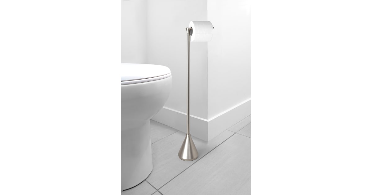Umbra 1008035-410 Pinnacle 27 3/4 Inch Tall Steel Toilet Paper Stand by ...