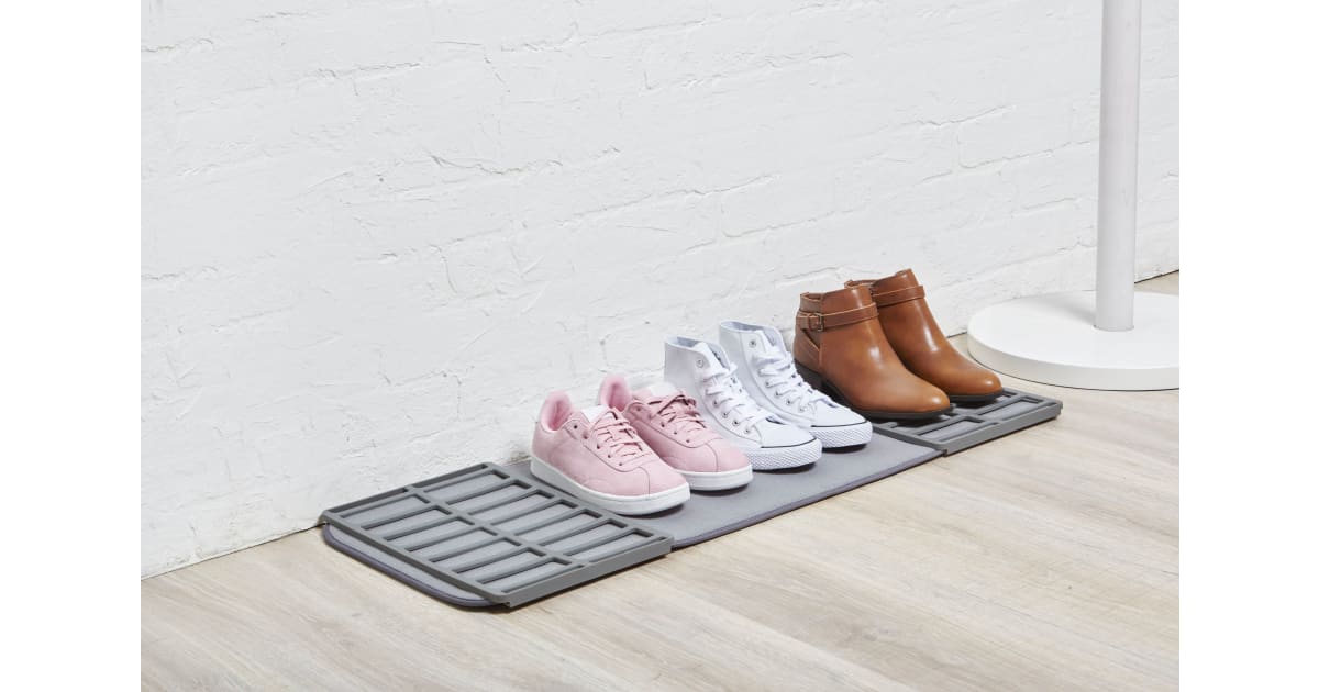 Umbra 1009489-149 Udry 35 Inch Wide Polyester Shoe Mat | Ferguson Home