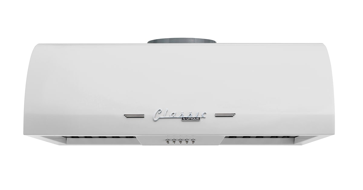 Unique Appliances UGP-24CR RH W Classic Retro 250 - 500 CFM 24 Inch ...