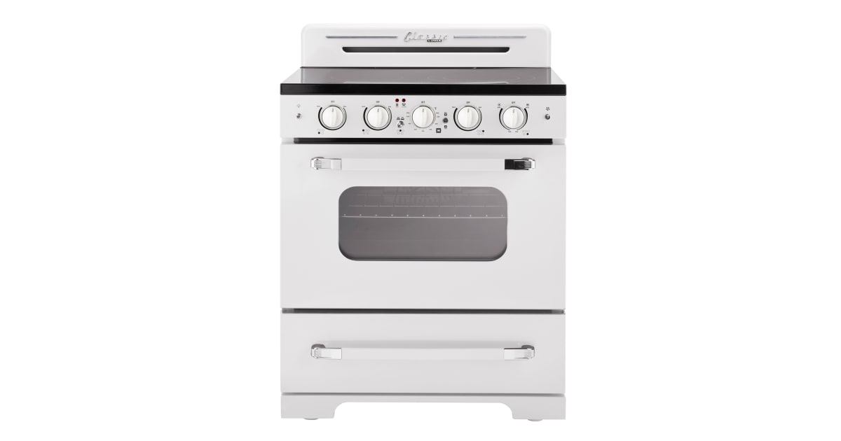 Unique Appliances UGP-30CR EC W Classic Retro 30 Inch Wide 3.9 Cu. Ft ... Unique Appliances UGP-30CR EC W Classic Retro 30 Inch Wide 3.9 Cu. Ft ...