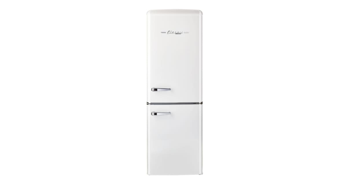 Unique Appliances UGP-215L W AC Classic Retro 7 Cu. Ft. Electric Bottom ...