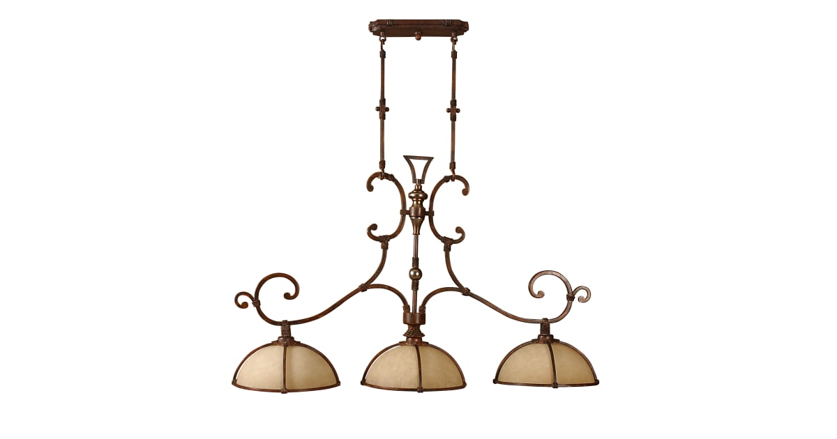 Uttermost 21091 3 Light Kitchen Island Fixture from the Genova ...