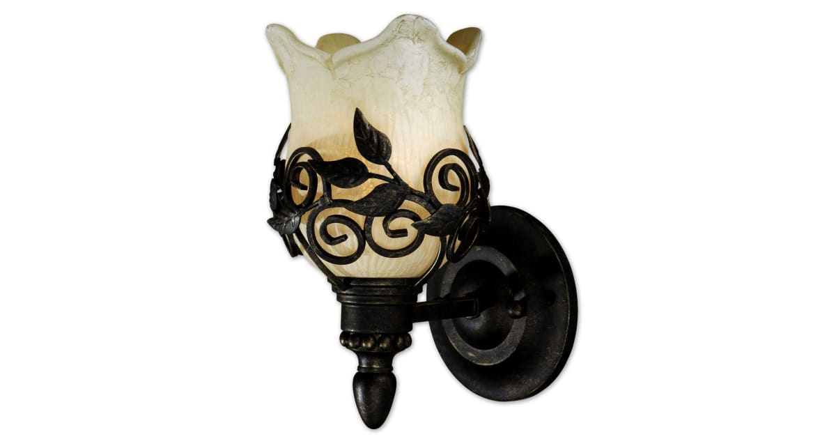 Uttermost 22482 Single Light Up Lighting Wallchiere Wall Sconce from ...
