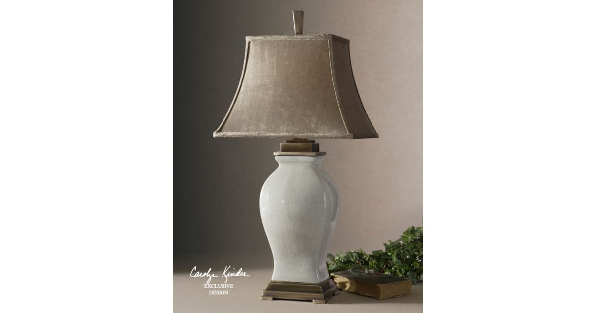 Uttermost 26737 Porcelain Table Lamp from the Rory Ivory Collection ...
