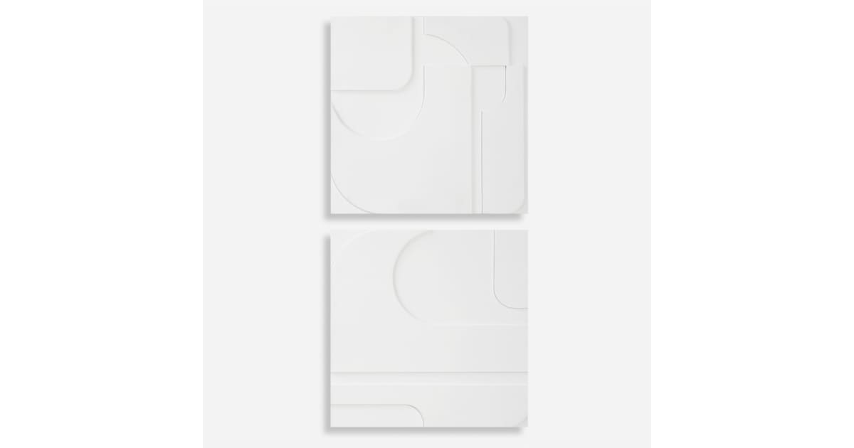 Uttermost 04373 Contours 24" x 24" Wall Abstract Decorative Panels ...