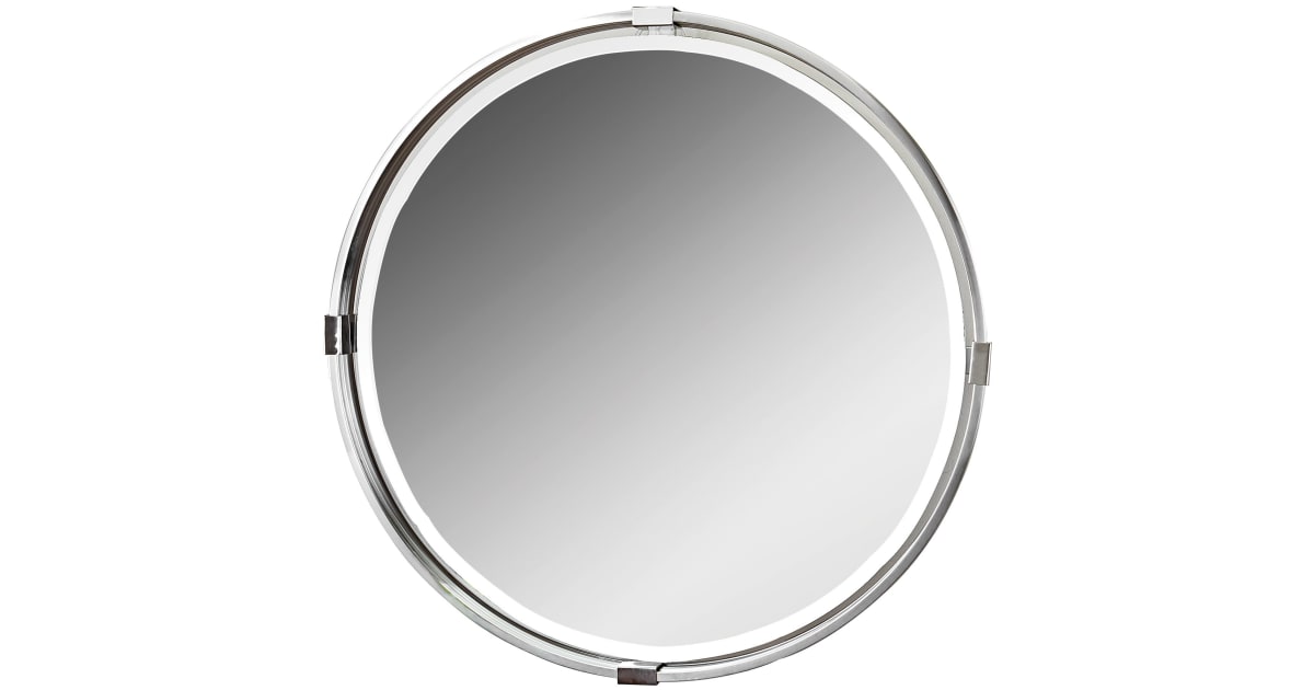 Uttermost 09109 Tazlina 29-1/2" Diameter Circular Framed Bathroom ...