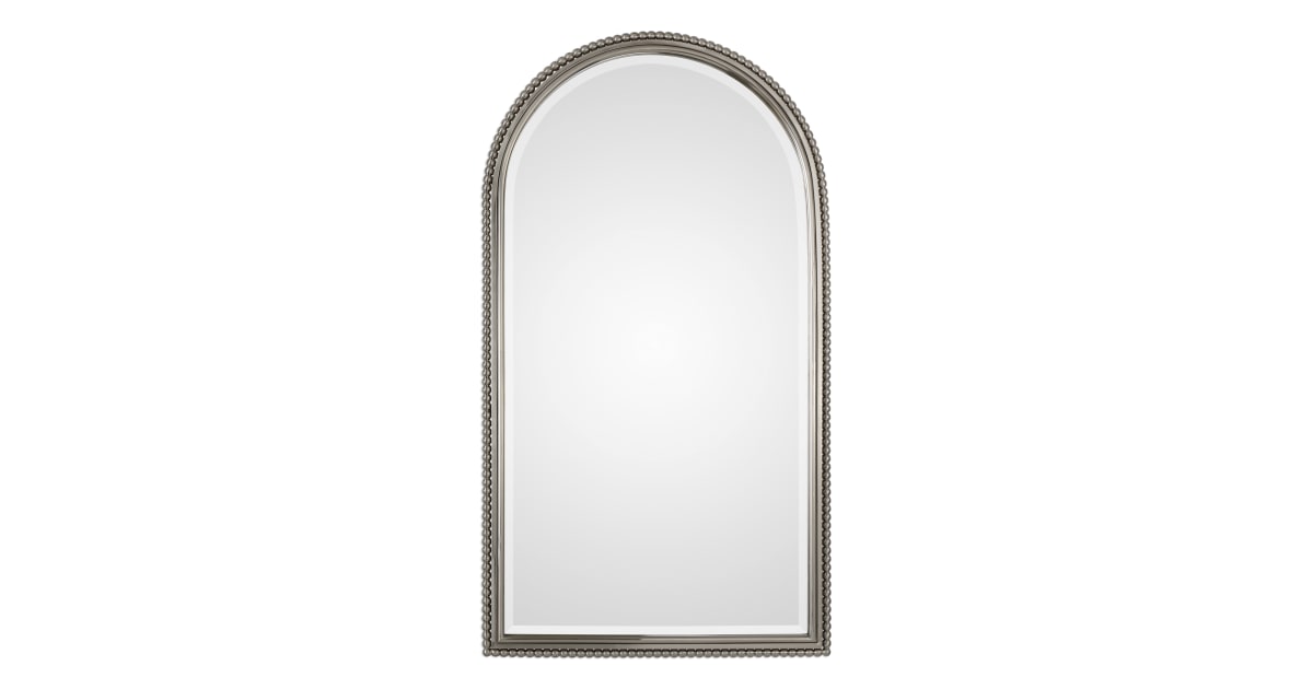 Uttermost 09374 Sherise 23" Wide Arched Beaded Frame Beveled Wall ...