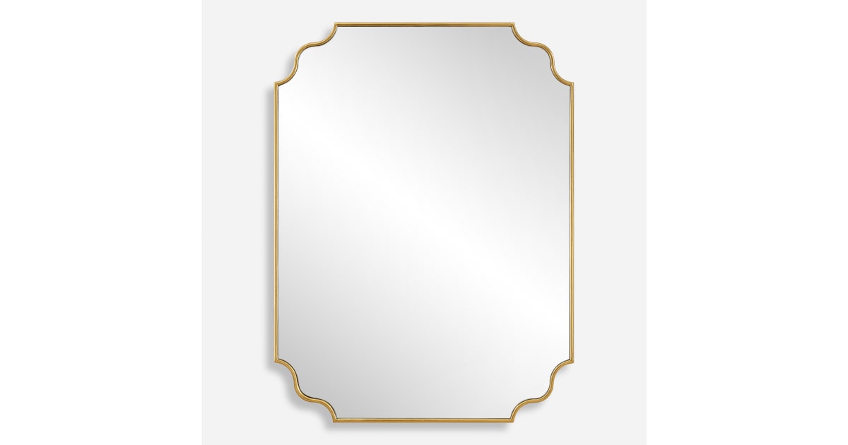 Uttermost 09987 Lennyn 30" W x 40" H Specialty Framed Bathroom Mirror ...