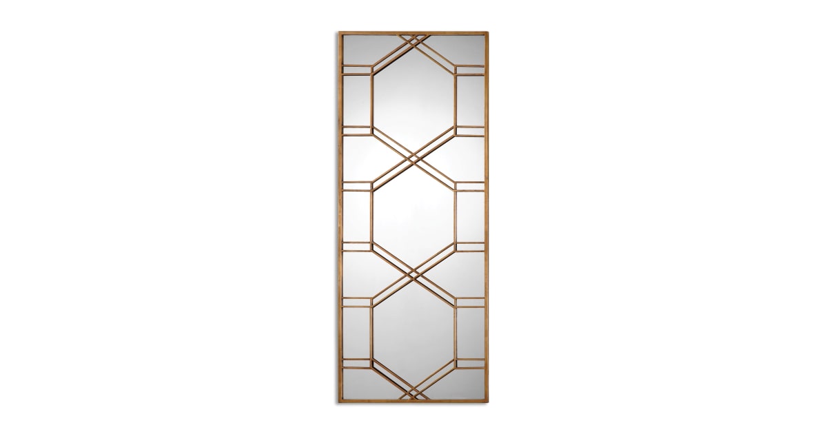Uttermost 13922 Kennis 29" W x 70" H Rectangular Framed Bathroom Mirror ...