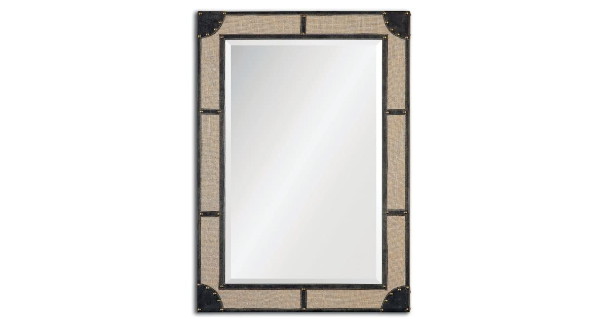 Uttermost 13997 Brennus 44" x 32" Beveled Mirror | Ferguson Home