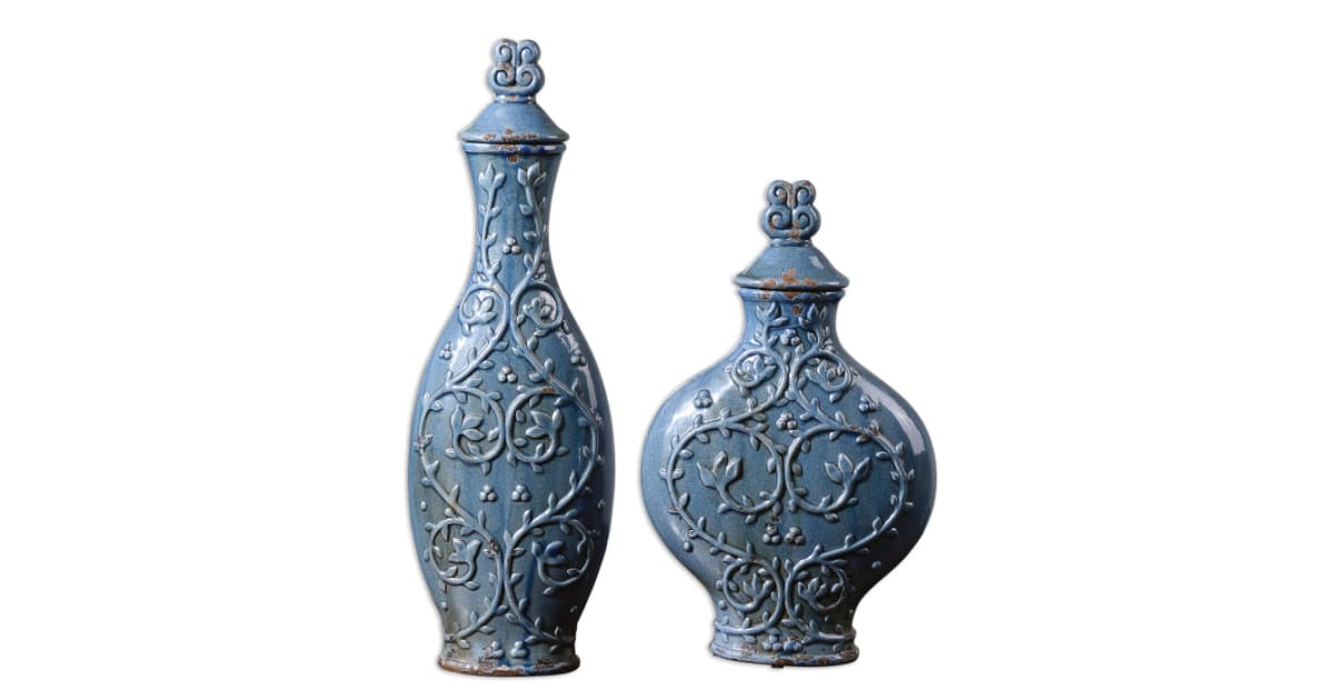 Uttermost 19803 Aoi Vases | Ferguson Home