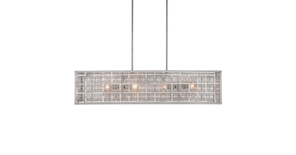 Uttermost 21354 Pendleton 4 Light 42" Wide Linear Chandelier | Ferguson Home