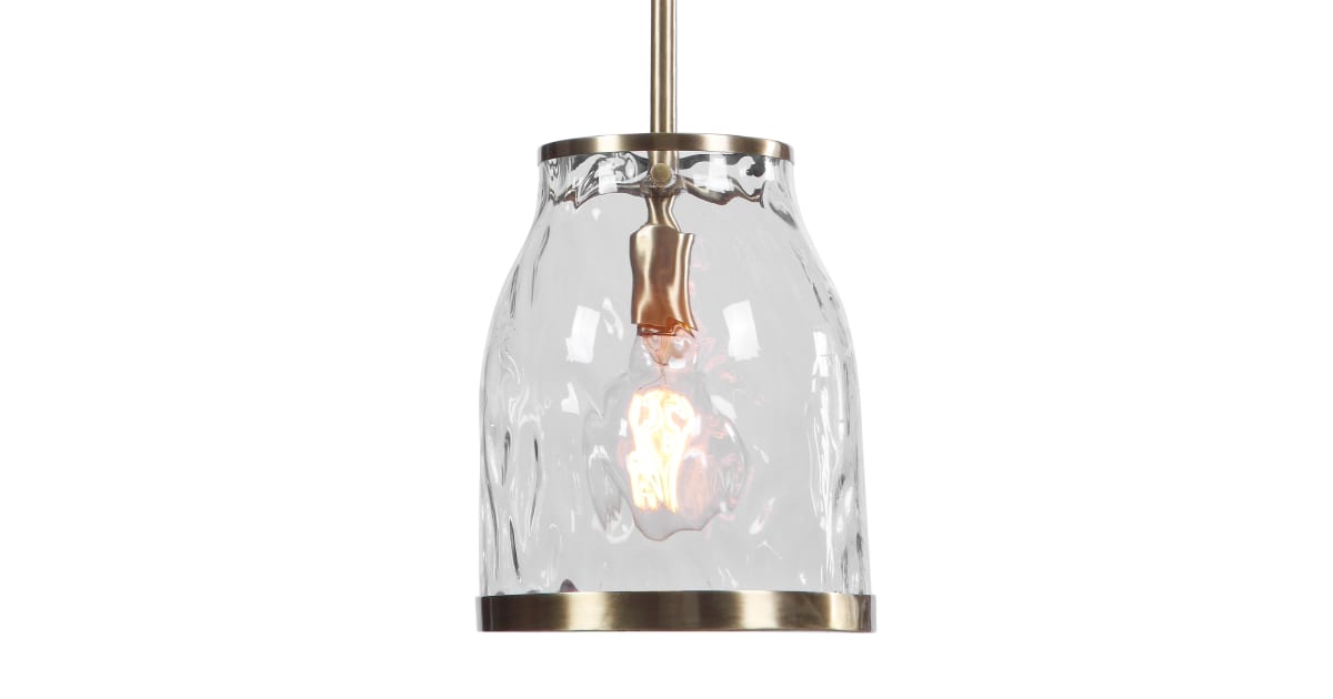 Uttermost 22187 Crossley 9" Wide Mini Pendant | Ferguson Home