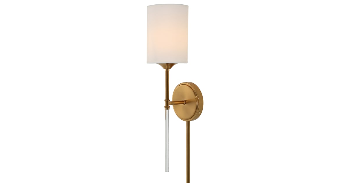 Uttermost 22579 Awyr 20" Tall Hardwired or Plug-In Wall Sconce ...