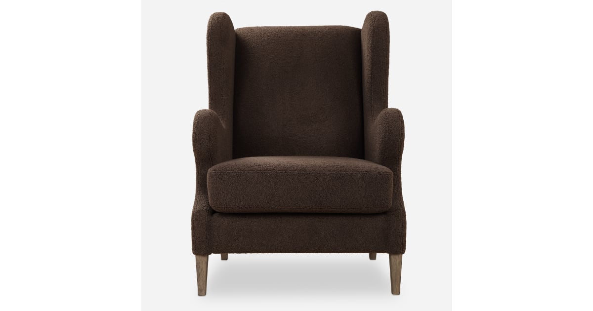 Uttermost 23839 Serpentine 30" Wide Wood Framed Polyester Accent Chair ...