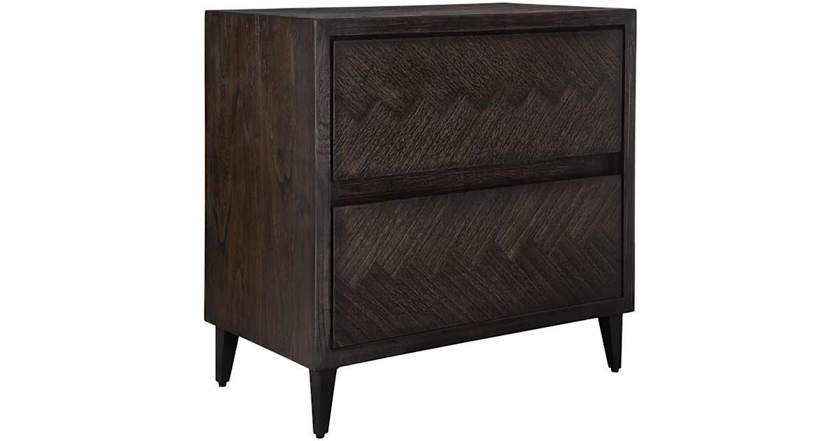 Uttermost 25047 Abba 30" Wide 2 Drawer Wood Cabinet | Ferguson Home