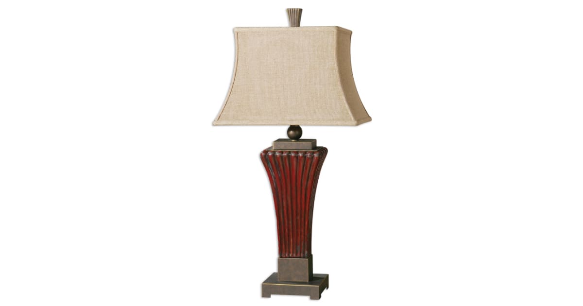 Uttermost 26465 Rosso 1 Light Table Lamp | Build.com