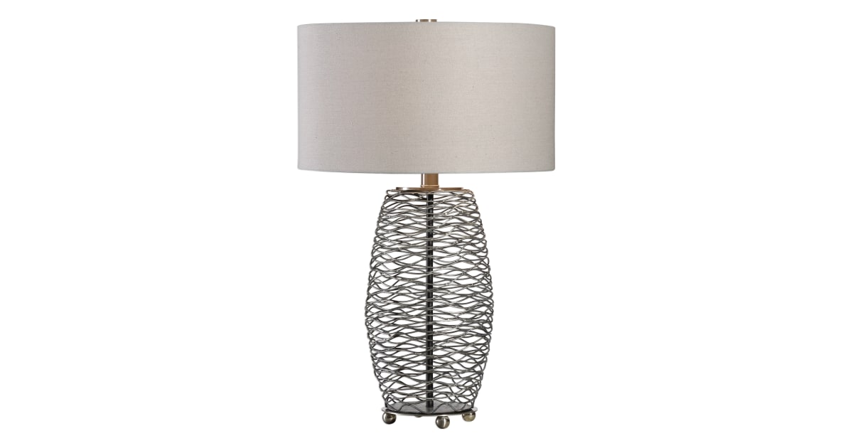 Uttermost 27768-1 Sinuous Single Light 28" Tall Buffet Table Lamp by ...