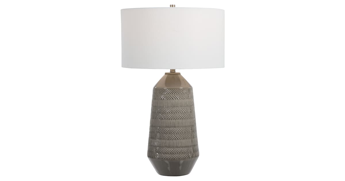 Uttermost 28375 Rewind 32" Tall Ceramic Table Lamp | Ferguson Home
