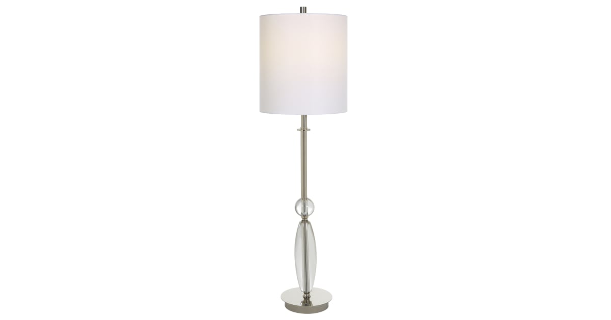 Uttermost 30176-1 Sceptre 36" Tall Table Lamp with Crystal | Build.com