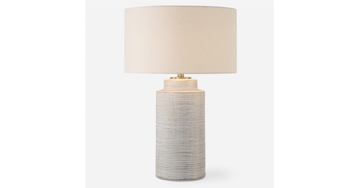 Uttermost 30419 Crimp 27" Tall Buffet Table Lamp | Ferguson Home