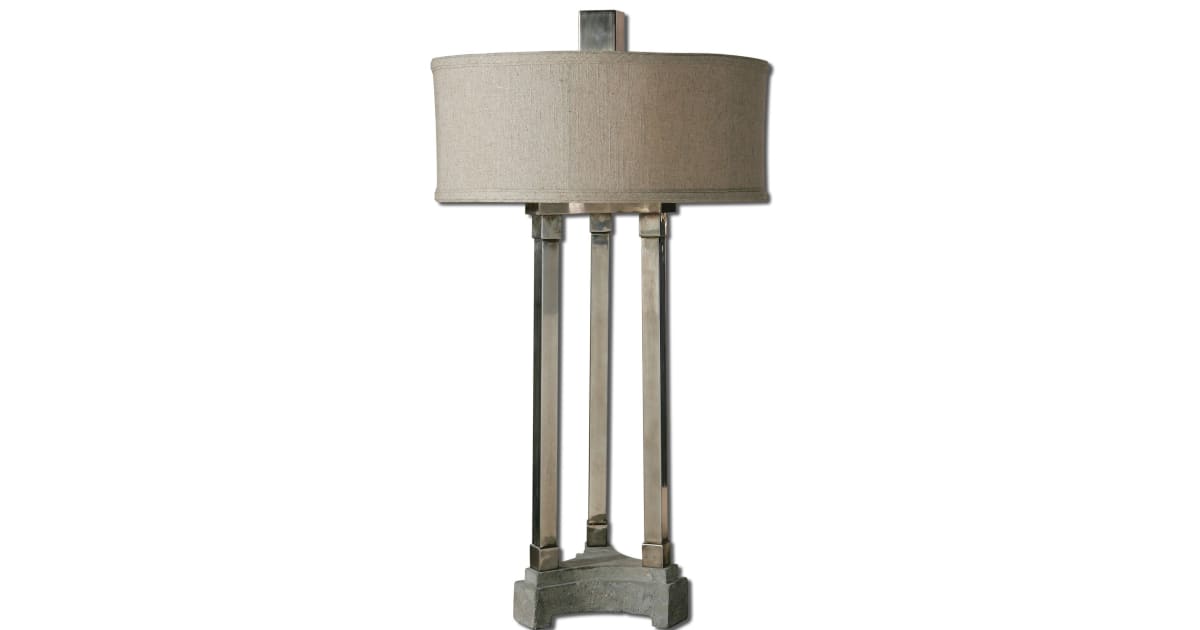 Uttermost 26542-1 Risto Tri-Column Table Lamp | Ferguson Home