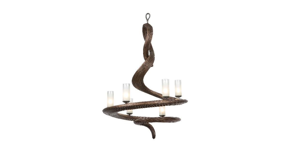 Varaluz 168C06BC Continuity 6 light chandelier made with renewable ...