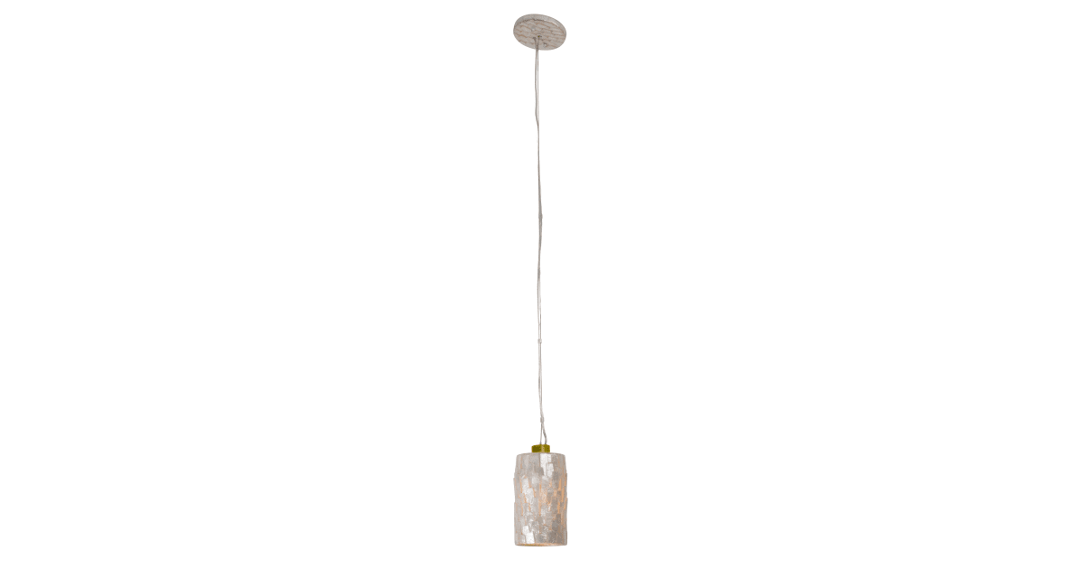 Varaluz 206M01 1 Light 5" Wide Sustainable Shell Naturals Mini Pendant ...