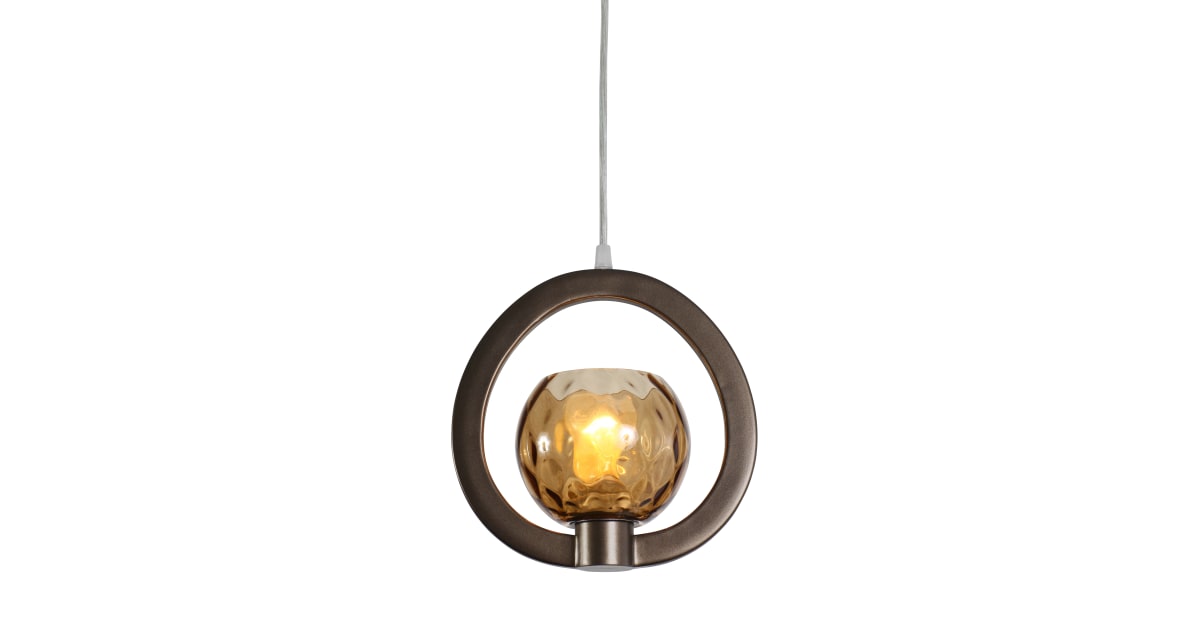 Varaluz 121M01NB Covenant Bronze One Light Mini Pendant | Ferguson Home