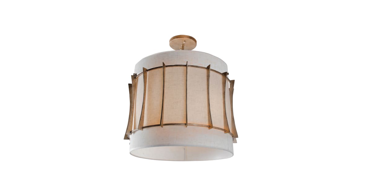 Varaluz 233S03ZG Occasion 3 Light Semi-Flush Ceiling Fixture | Ferguson ...