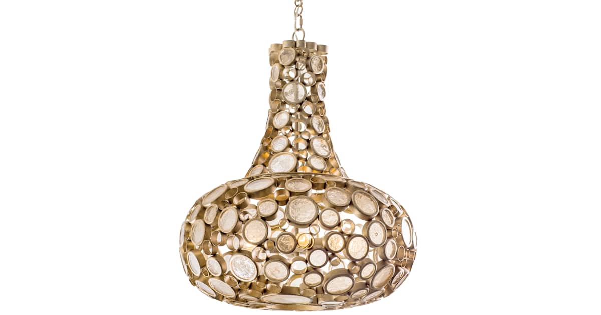 Varaluz 265C04ZG Fascination 4 Light Single Light Source 24" Wide ...