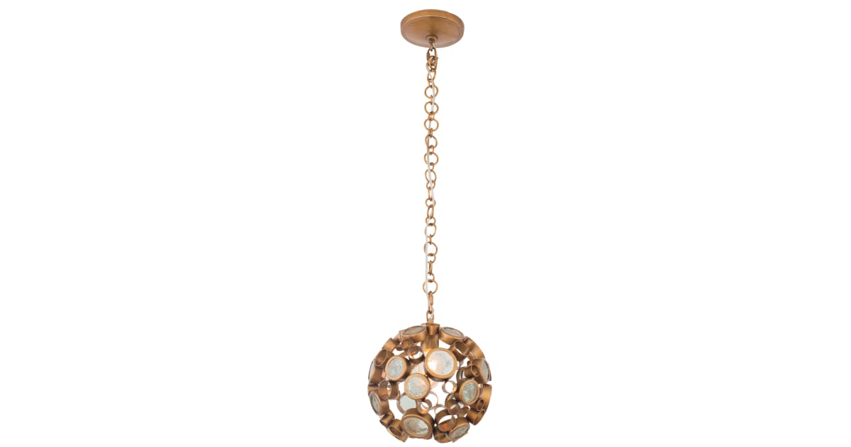 Varaluz 265P01HO Fascination 1 Light 10" Width Hand Forged Recycled ...