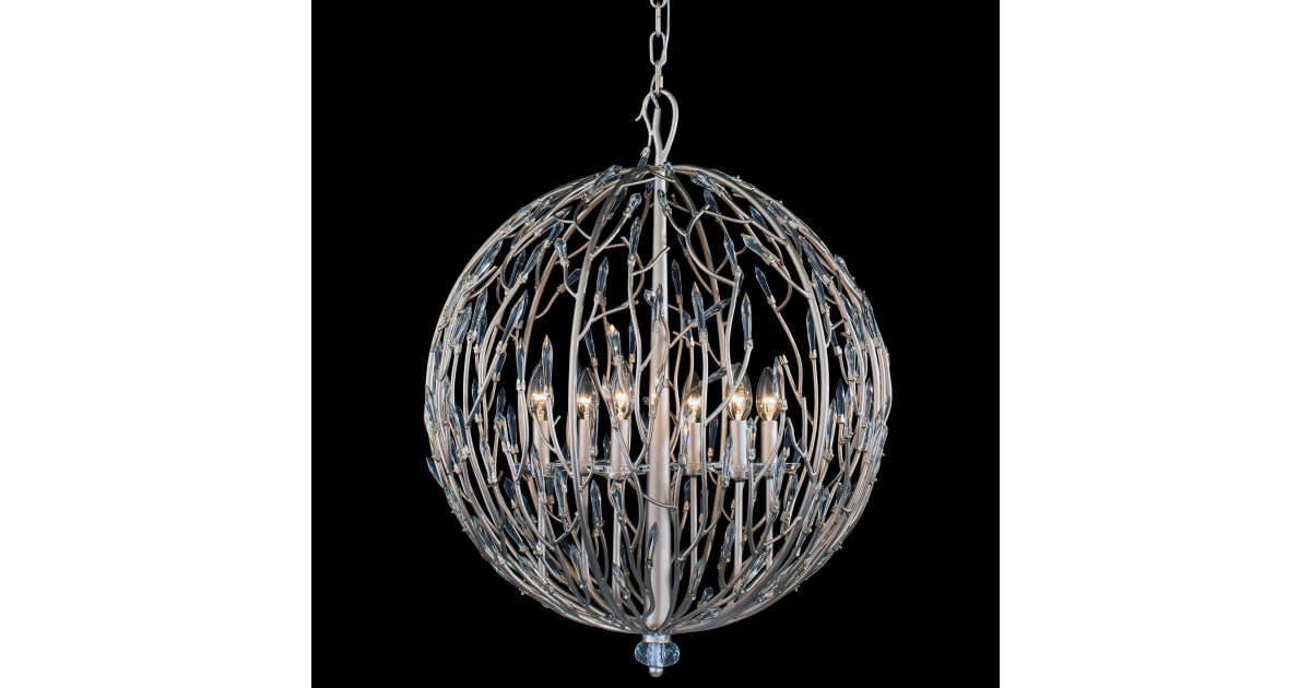 Varaluz 272P06GD Bask 6 Light 24" Wide Hand Forged Recycled Steel Hand ...