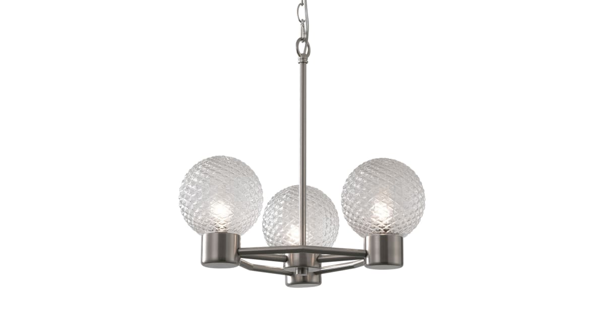 Varaluz 358P03BN Kiara 3 Light 16" Wide Pendant | Ferguson Home