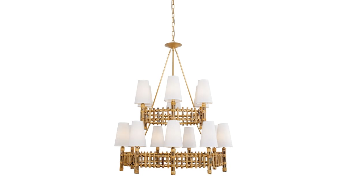 Varaluz 360C15FG Nevis 15 Light 36" Wide Chandelier | Build.com