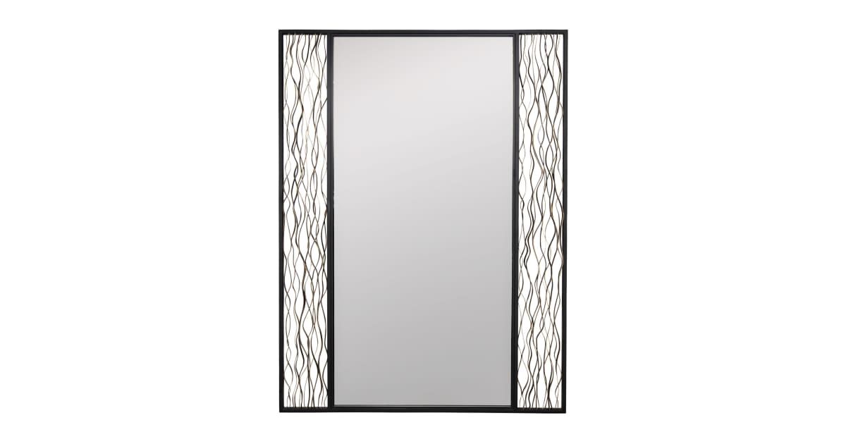 Varaluz 380MI30BMBFG Estela 30" W x 40" H Rectangular Steel Framed ...