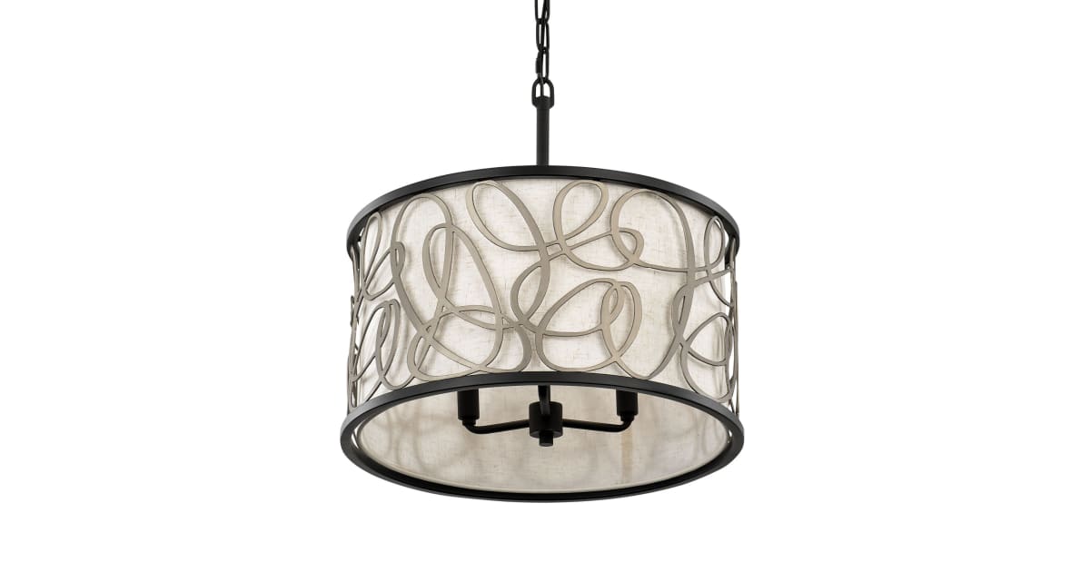 Varaluz 381P03MBAR Scribble 3 Light 18" Wide Pendant | Ferguson Home