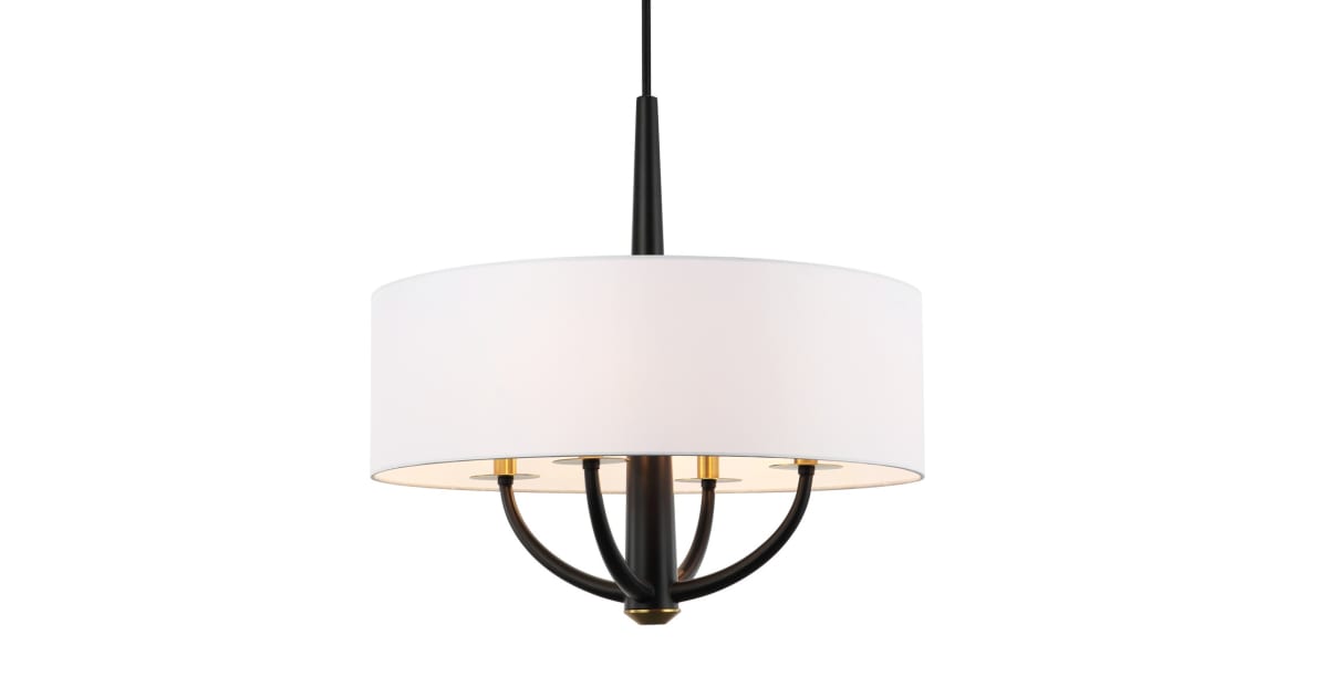 Varaluz 503P04BLSB Patchwork 4 Light 24" Wide Pendant | Ferguson Home
