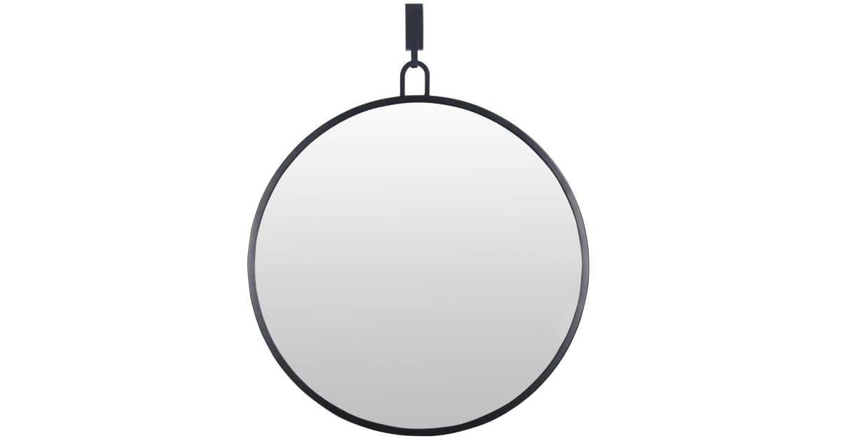 Varaluz 407A01BL Stopwatch 32" Diameter Circular Metal Framed Bathroom ...