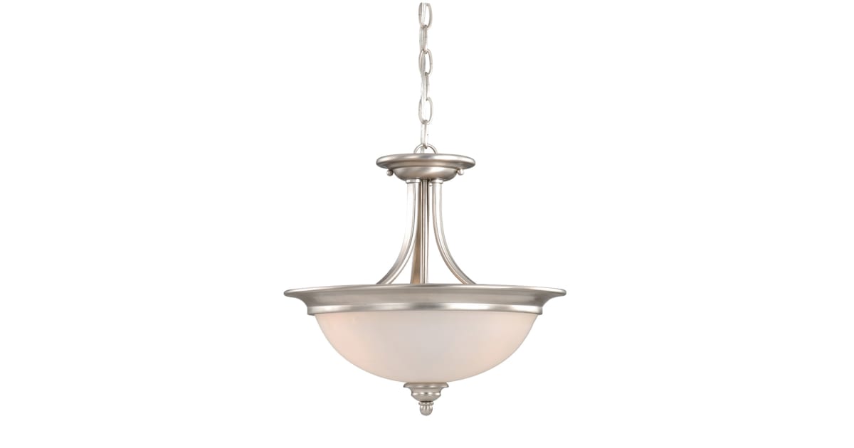 Vaxcel Lighting AL-CFU150BN Avalon 2 Light Semi-Flush Indoor Ceiling ...