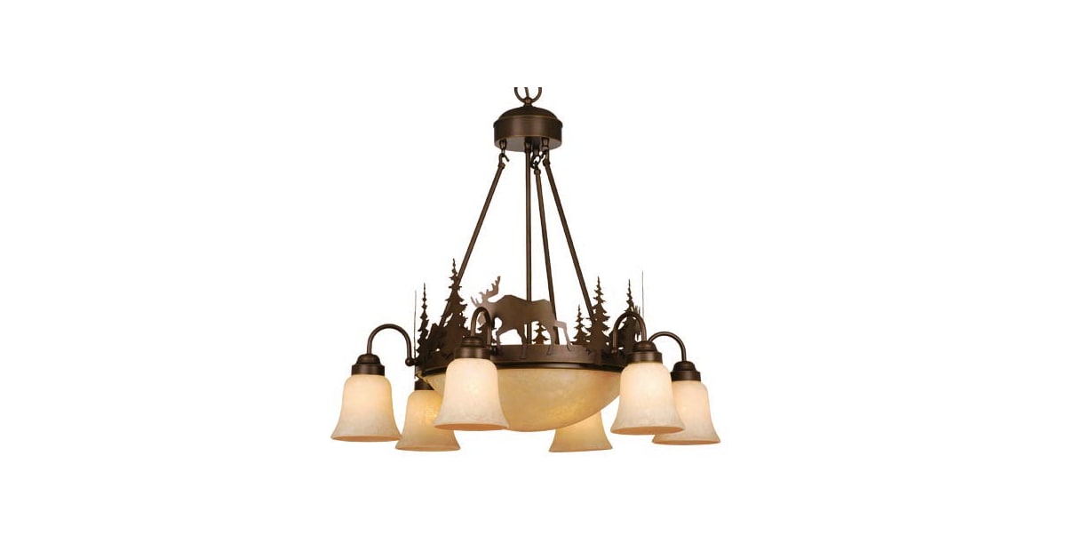 Vaxcel Lighting CH38306BBZ Nine Light Down Lighting Chandelier from the ...