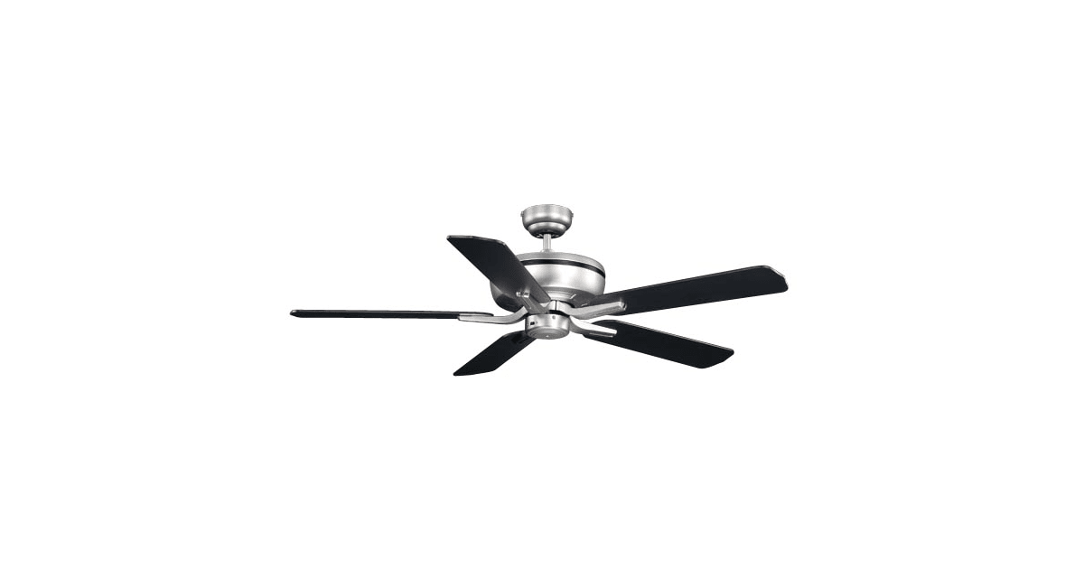 Vaxcel Lighting FN52313BN Tri-Mount Indoor Ceiling Fan from the Plata ...
