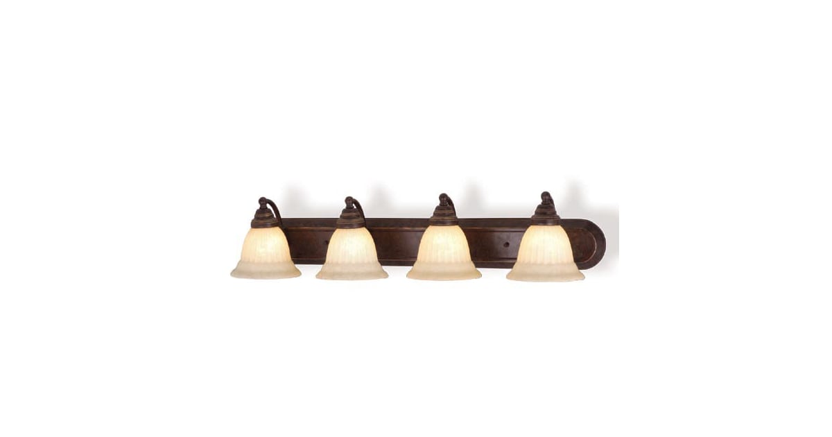 Vaxcel Lighting VL33364AZ Four Light Down Lighting 36" Wide Bathroom ...