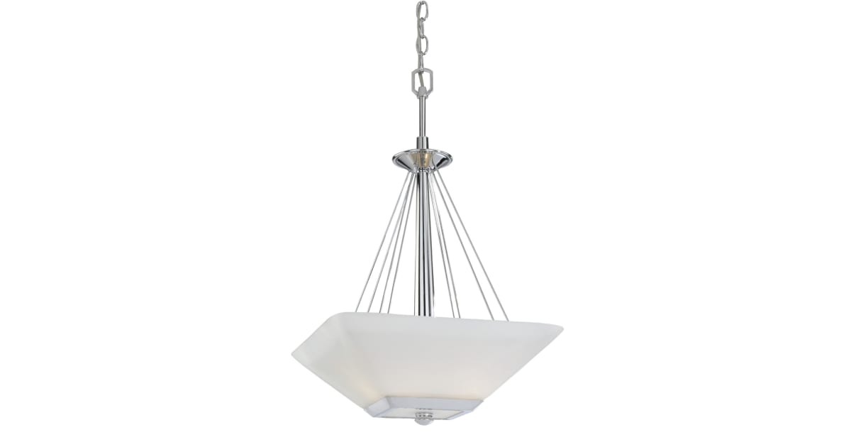 Vaxcel Lighting KD-PDU150CH Kendall Three Light Bowl Pendant | Ferguson ...