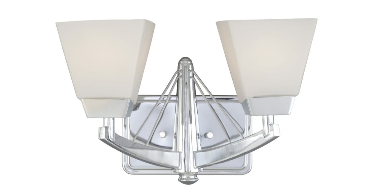 Vaxcel Lighting KD-VLU002CH Kendall Contemporary / Modern Two Light Up ...