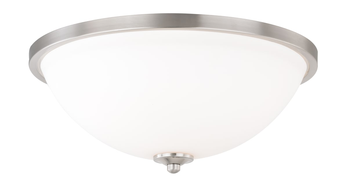 Vaxcel Lighting C0131 Mea 3 Light 17" Wide Flush Mount Bowl Ceiling ...