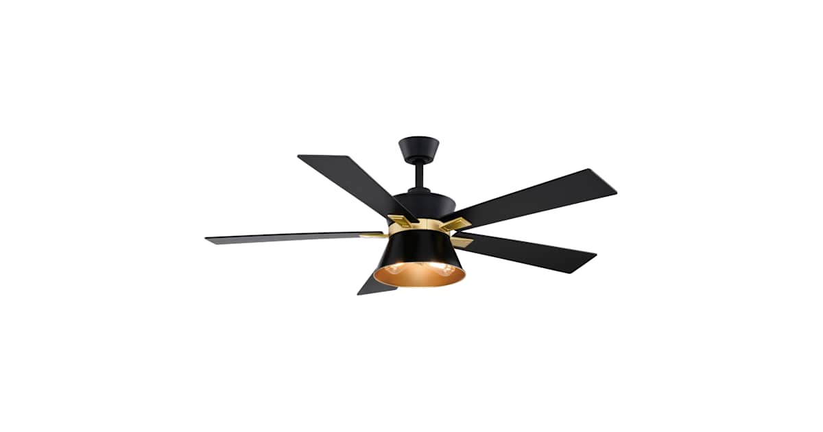 Vaxcel Lighting F0126 52" 5 Blade Indoor LED Ceiling Fan | Ferguson Home